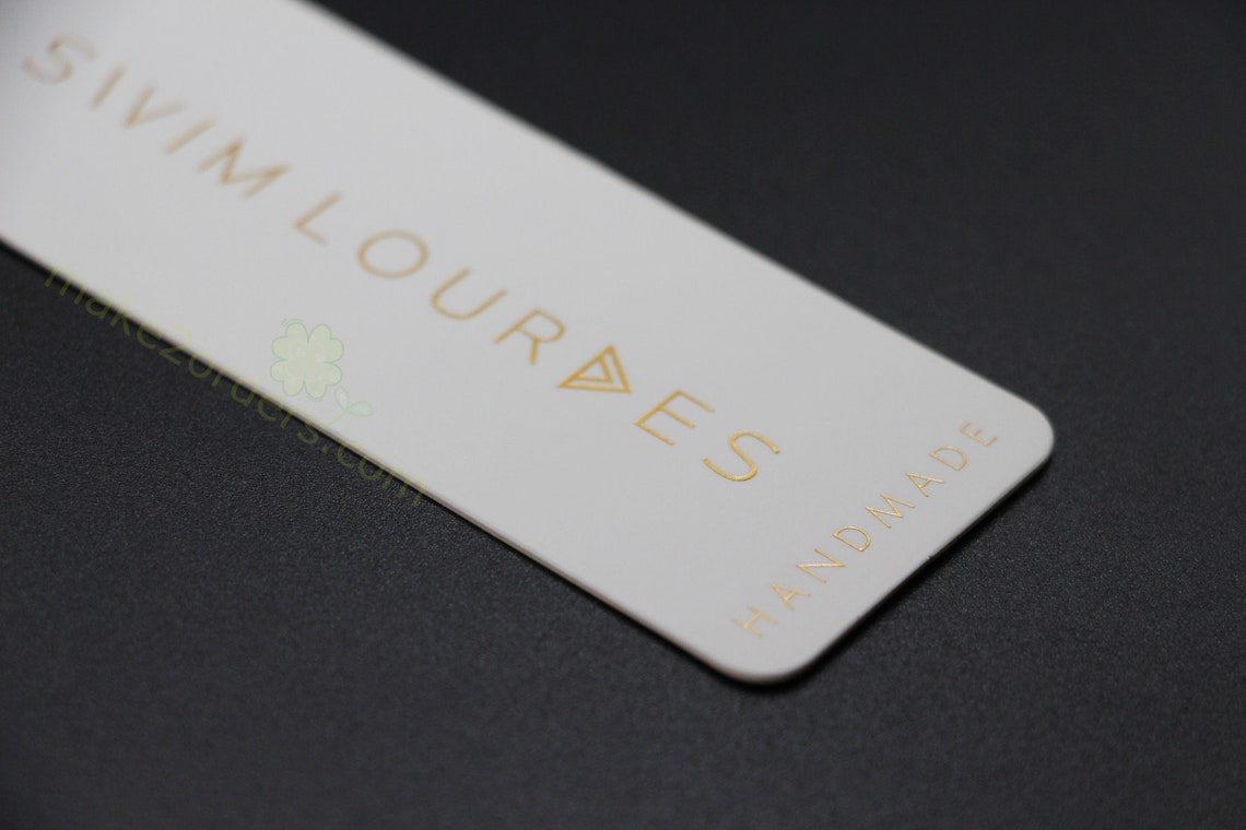 Foil Printing Custom Hangtags Goil Foil Metallic Foil Foil - Etsy