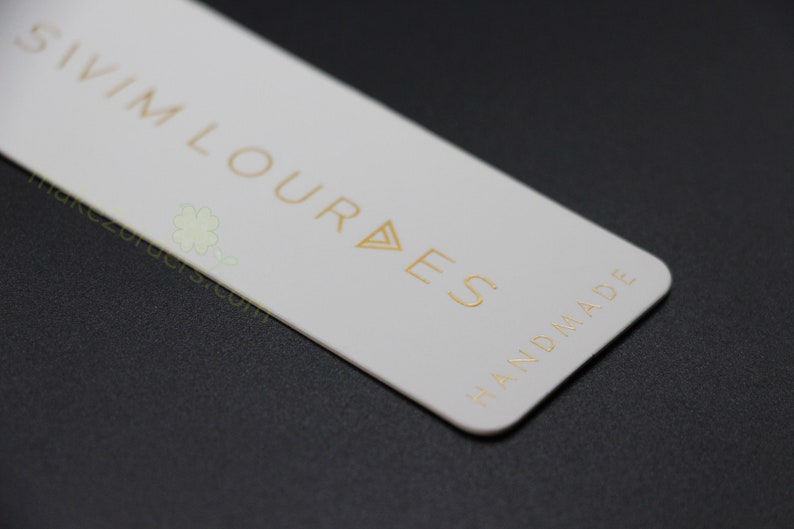 Foil Printing Custom Hangtags Goil Foil Metallic Foil Foil - Etsy