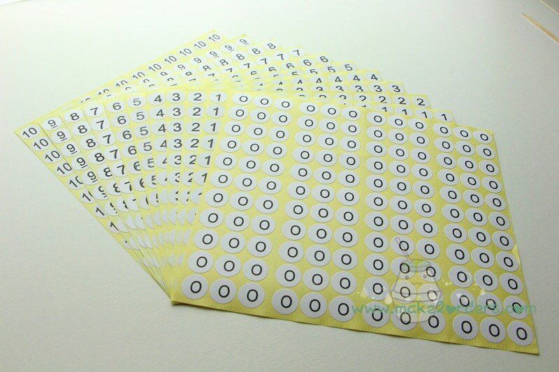 Kid Sticker Vinyl Sticker Number's Sticker Clothing - Etsy