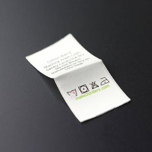 Silk Screen Custom Cloth Labels Custom Sewing Labels Sew on - Etsy