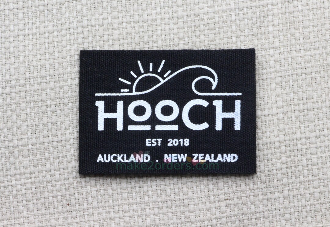 250 Custom Cotton Labels, Cotton Label Tags, Personalised Cotton Labels ...