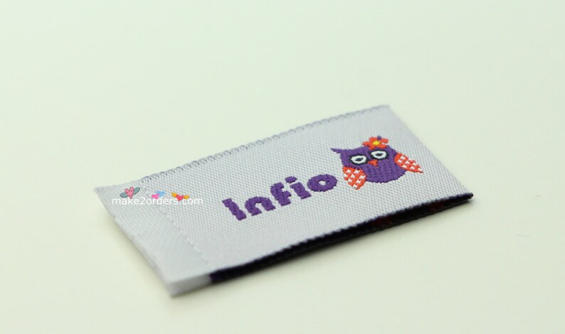 500 Baby Labels Woven Fabric Labels Garment Labels Hem | Etsy
