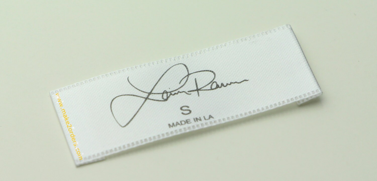 Screen Printing Tags Fabric Labels Custom Garment Label - Etsy