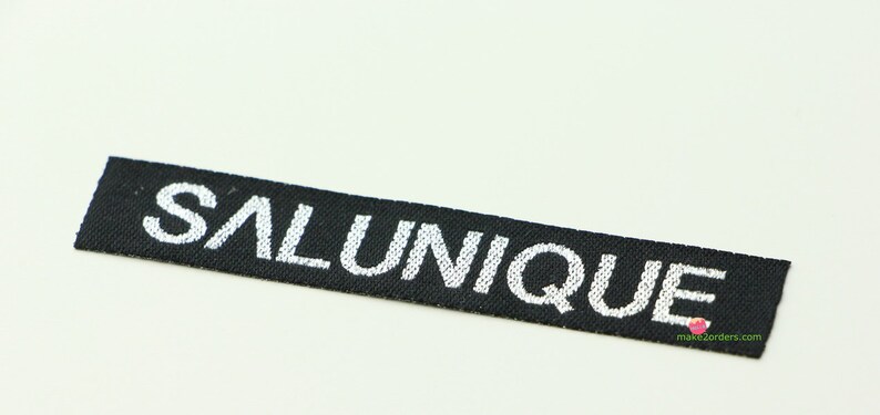 Metallic Silver Tags Metallic Sewing Tags Custom Sewing | Etsy