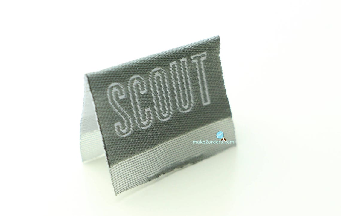 250 Custom Fabric Tags Woven Fabric Labels Custom Sewing - Etsy