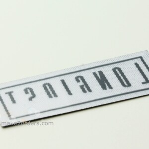 Custom Iron on Tag, Iron on Labels, Custom Iron On, Iron on Tags ...