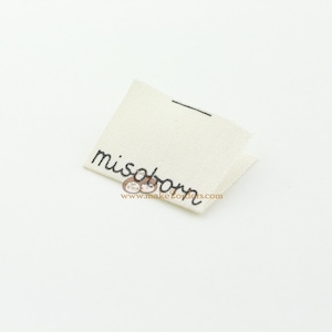 Organic Label Herringbone Label Printed Labels Clothing - Etsy