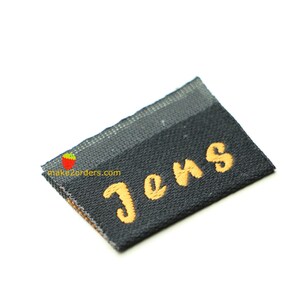500 Custom Cloth Labels, Sewing Tags, Shirt Label, Tag Clothing, Fabric ...