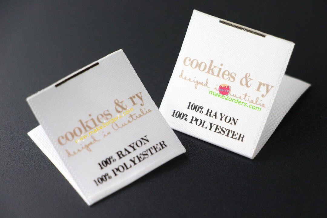 Silk Screen, Custom Cloth Labels, Custom Sewing Tags, Washing Care ...