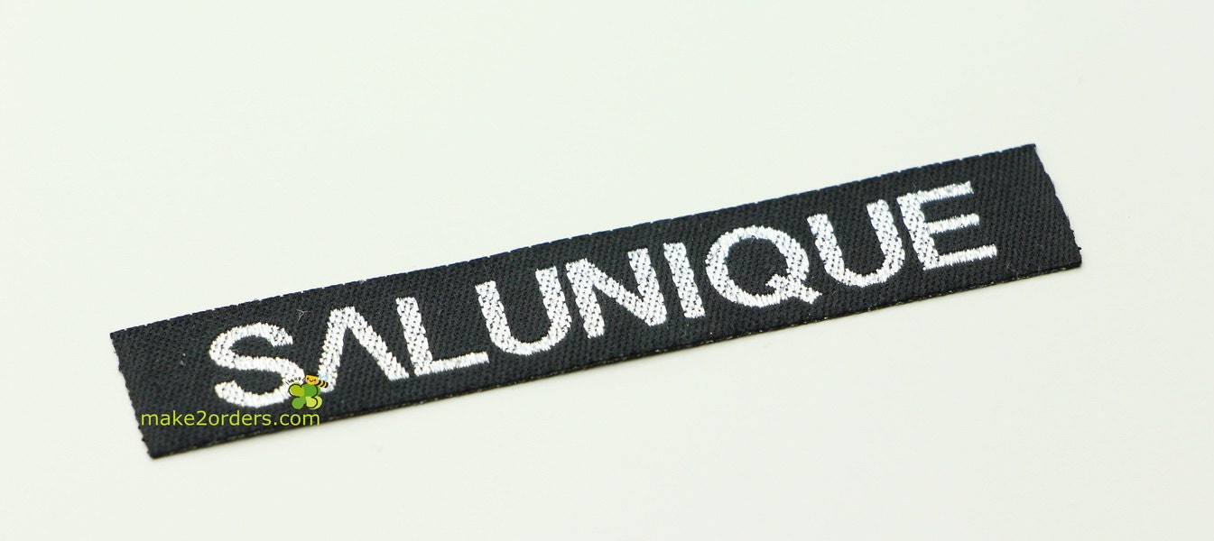 Metallic Silver Tags Metallic Sewing Tags Custom Sewing | Etsy