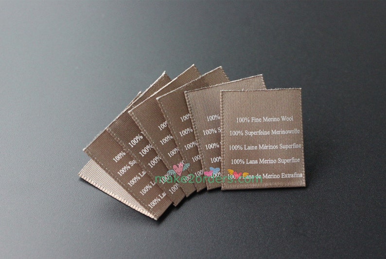 Screen Printing Tags Fabric Labels Custom Garment Label - Etsy