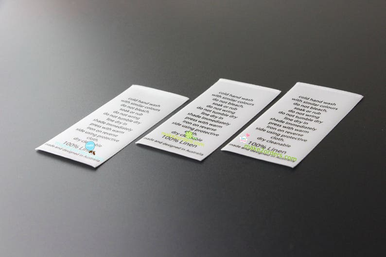 Screen Printing Tags Fabric Labels Custom Garment Label - Etsy