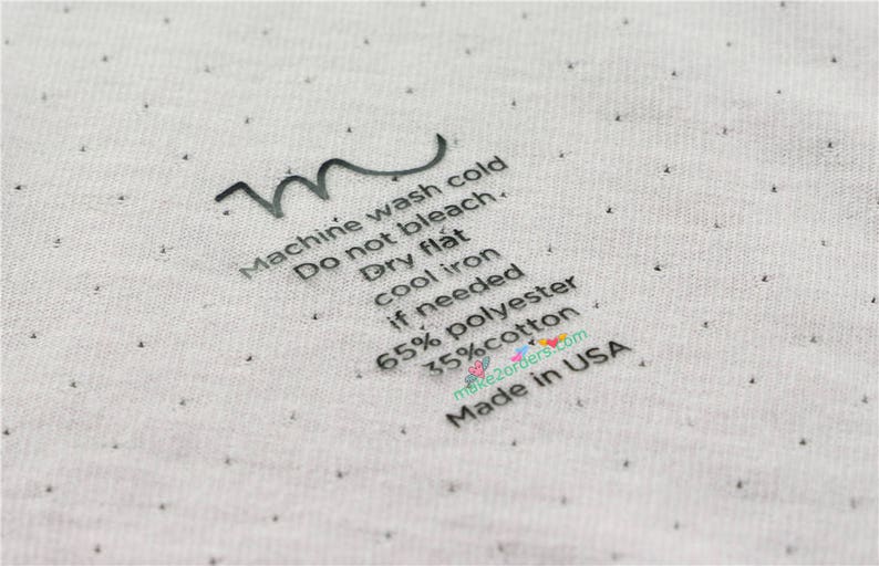 100 Custom Iron on Label Tagless Labels Personalised Labels | Etsy