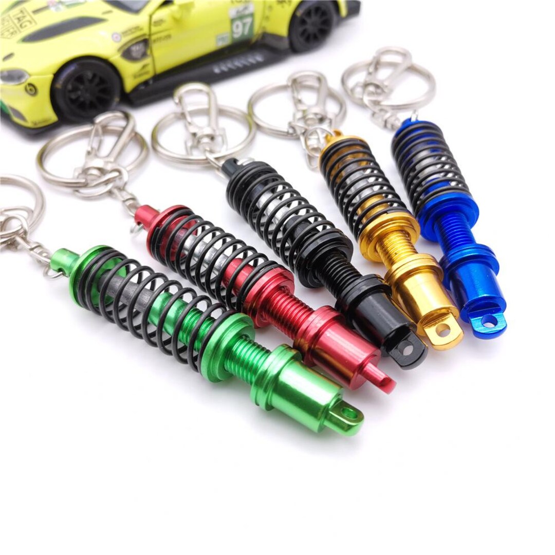 Shock Absorber Key Tag, Aluminum Absorber Keyring, Metal Shock Absorber ...