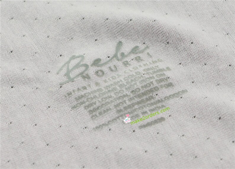 100 Custom Iron on Label Tagless Labels Personalised Labels - Etsy