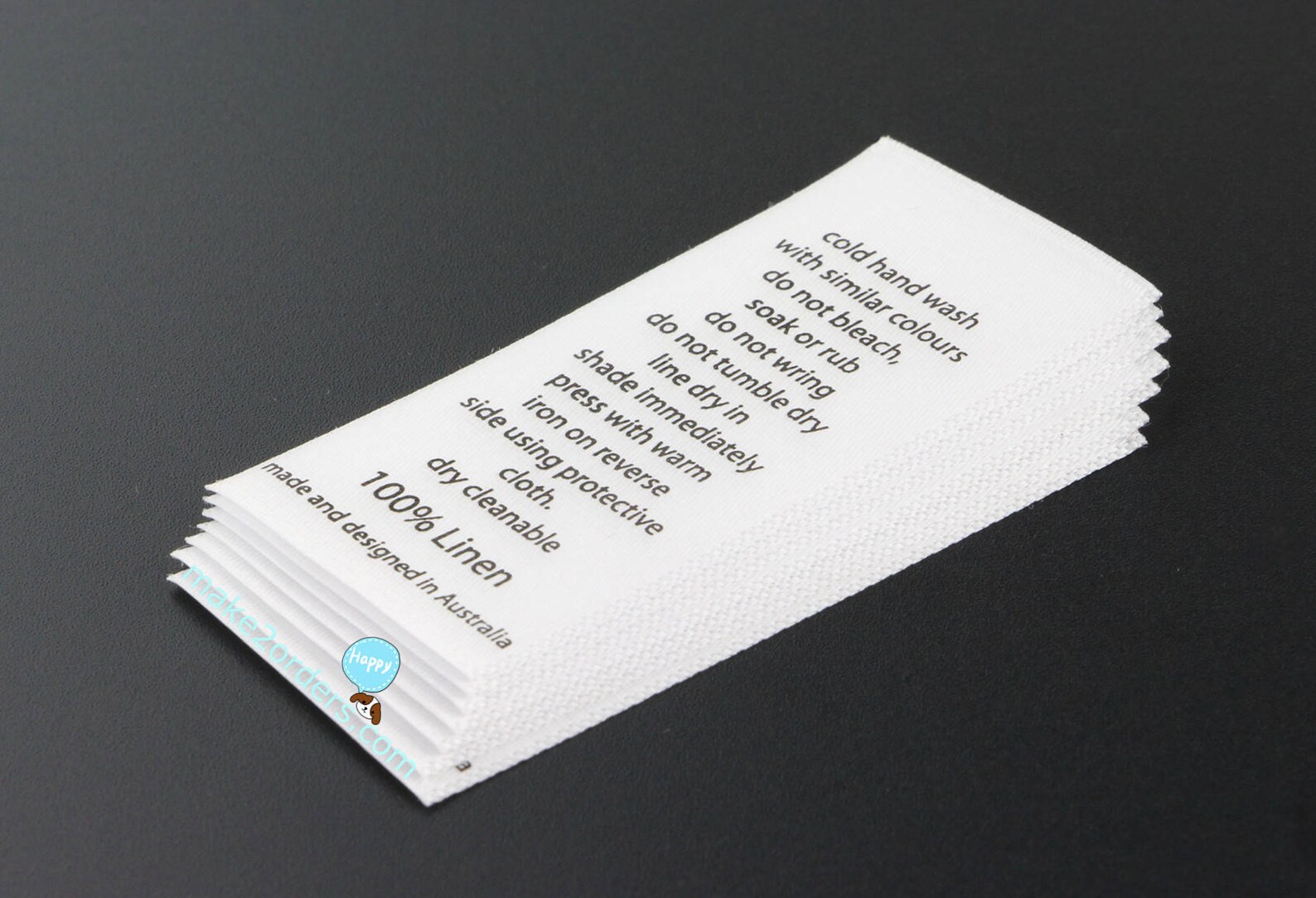 Fabric Care Labels Sew on Labels Printing Labels Satin - Etsy