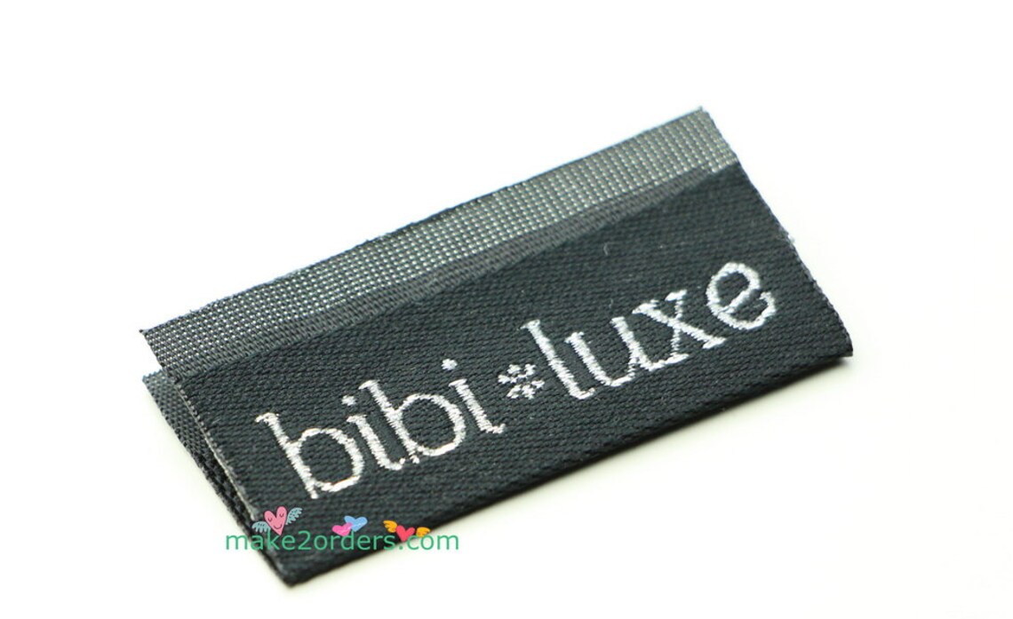 Metallic Sewing Tags Metallic Woven Tags Personalized Tags - Etsy