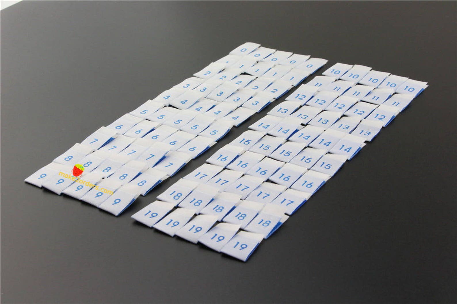 Mixed Lot Sizes Tags Number Labels Size Labels Woven Size | Etsy