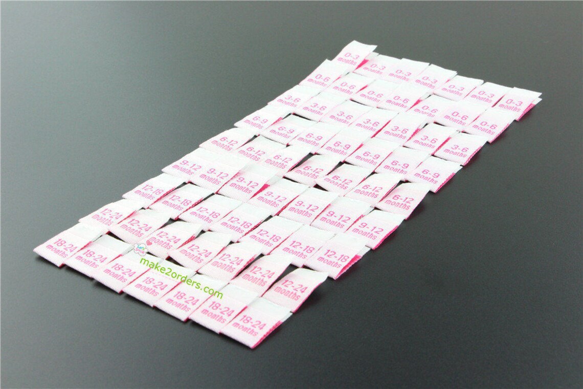 Woven Size Labels Sewing Fabric Label Size Label for Cloth | Etsy
