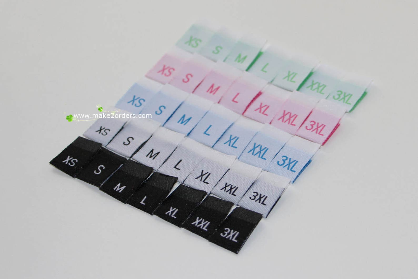 Mixed Lot Sizes Tags Number Labels Size Labels Woven Size | Etsy