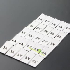 350 Size Tab, Tags for Kid, Toddler Size Labels, Sizes Label, Size Tags ...