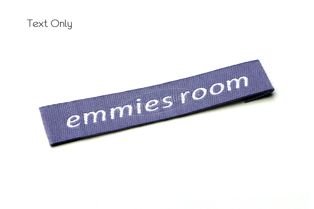 250 Custom Fabric Tags, Woven Fabric Labels, Custom Sewing Labels ...