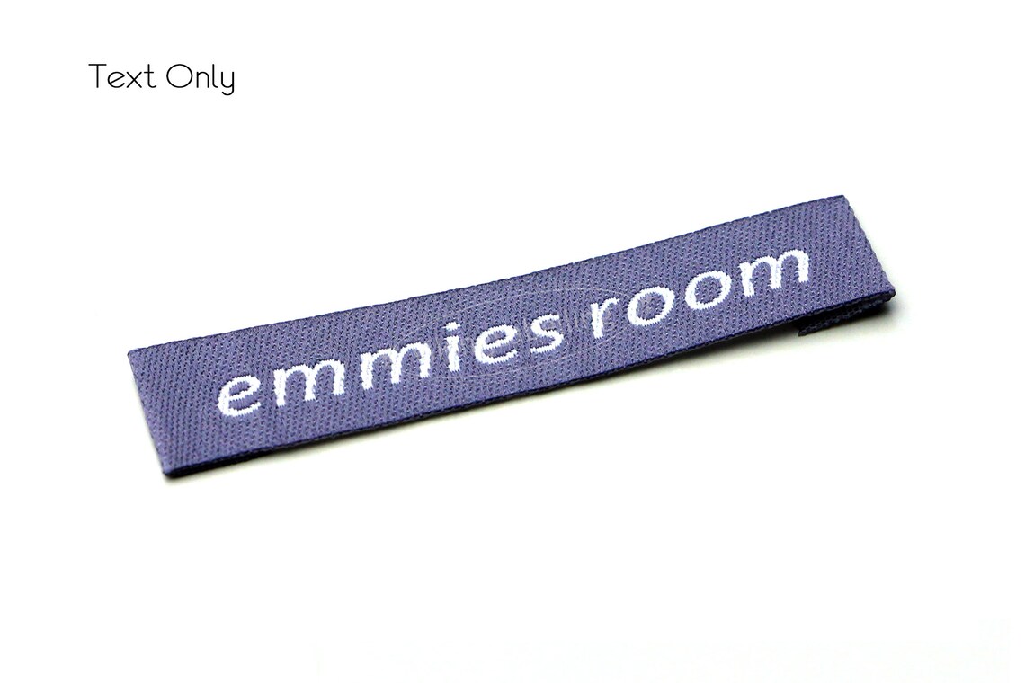 250 Custom Fabric Tags Woven Fabric Labels Custom Sewing - Etsy