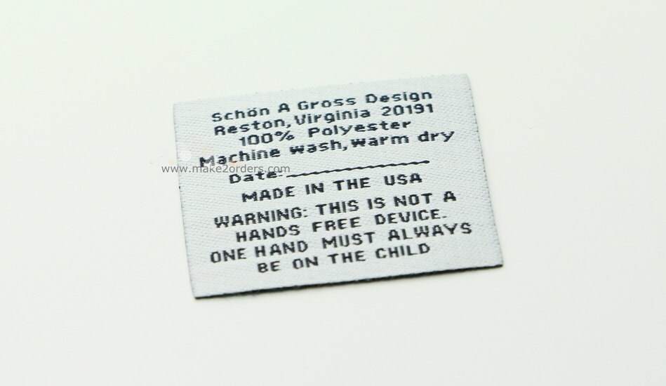 1000 Sewing Tags Custom Cloth Labels Custom Fabric Labels - Etsy