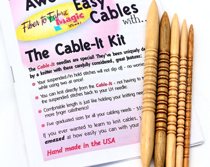 Easy Awesome Cables With the CABLE-IT Kit 5 Hand Carved - Etsy