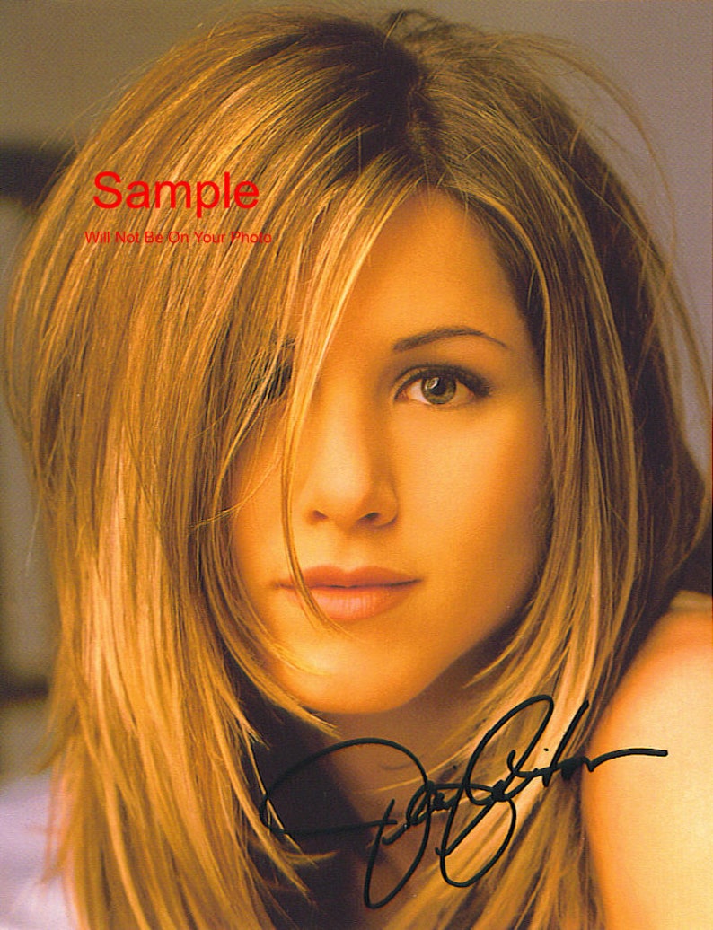 Jennifer Aniston Friends Signed REPRINT Autographed Photo 8x10 COA #1 ...
