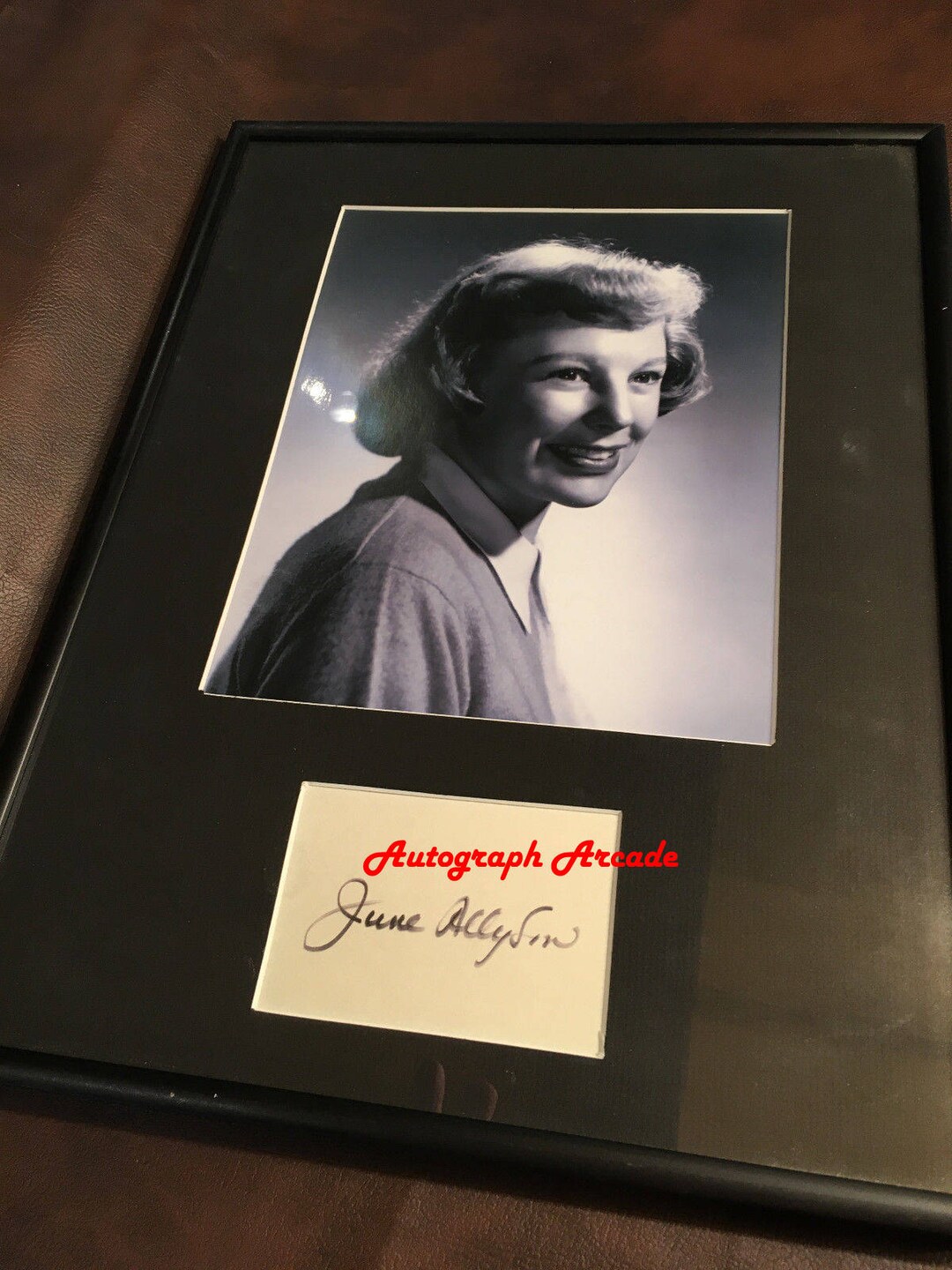 JUNE ALLYSON Signed Original Autographed Framed 12x16 Photo COA #2 - Etsy
