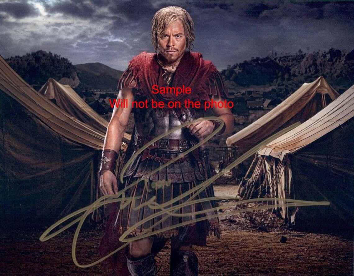 TODD LASANCE Spartacus Signed Original Autographed Photo 10x8 COA 1 - Etsy