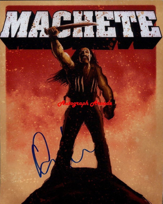 DANNY TREJO Machete Signed Original Autographed 8x10 Photo COA | Etsy