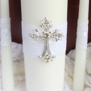Unity Candle Cross Unity Candle Set Church Wedding Decoration Silver ...