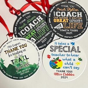 Personalized AUTISM Ornament | Special Education Teacher | Christmas ...
