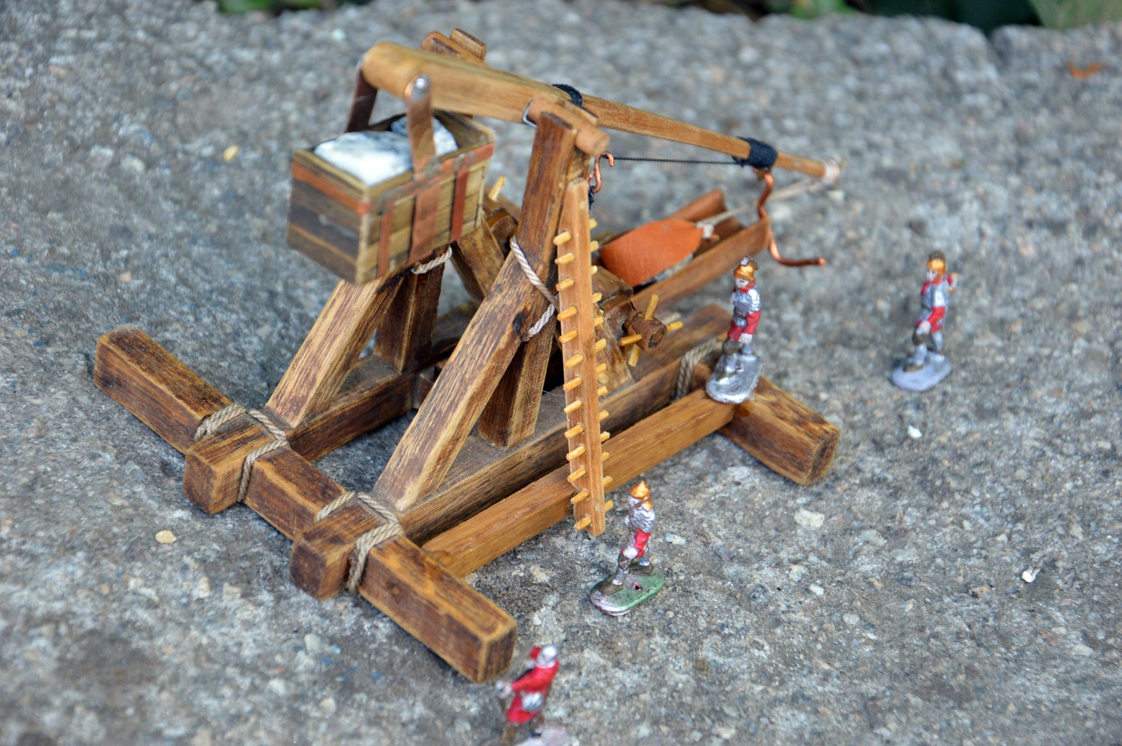 Handmade WORKING Trebuchet Model | Etsy