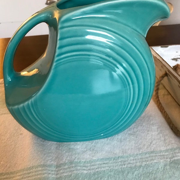 Fiestaware Pitcher - Etsy