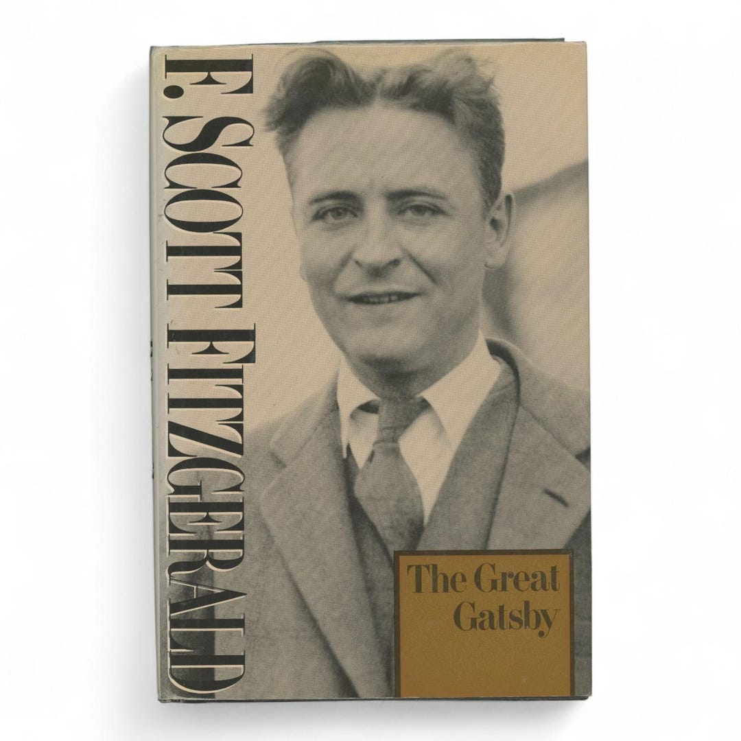 The Great Gatsby by F. Scott Fitzgerald Scribner's Hardcover Book With ...