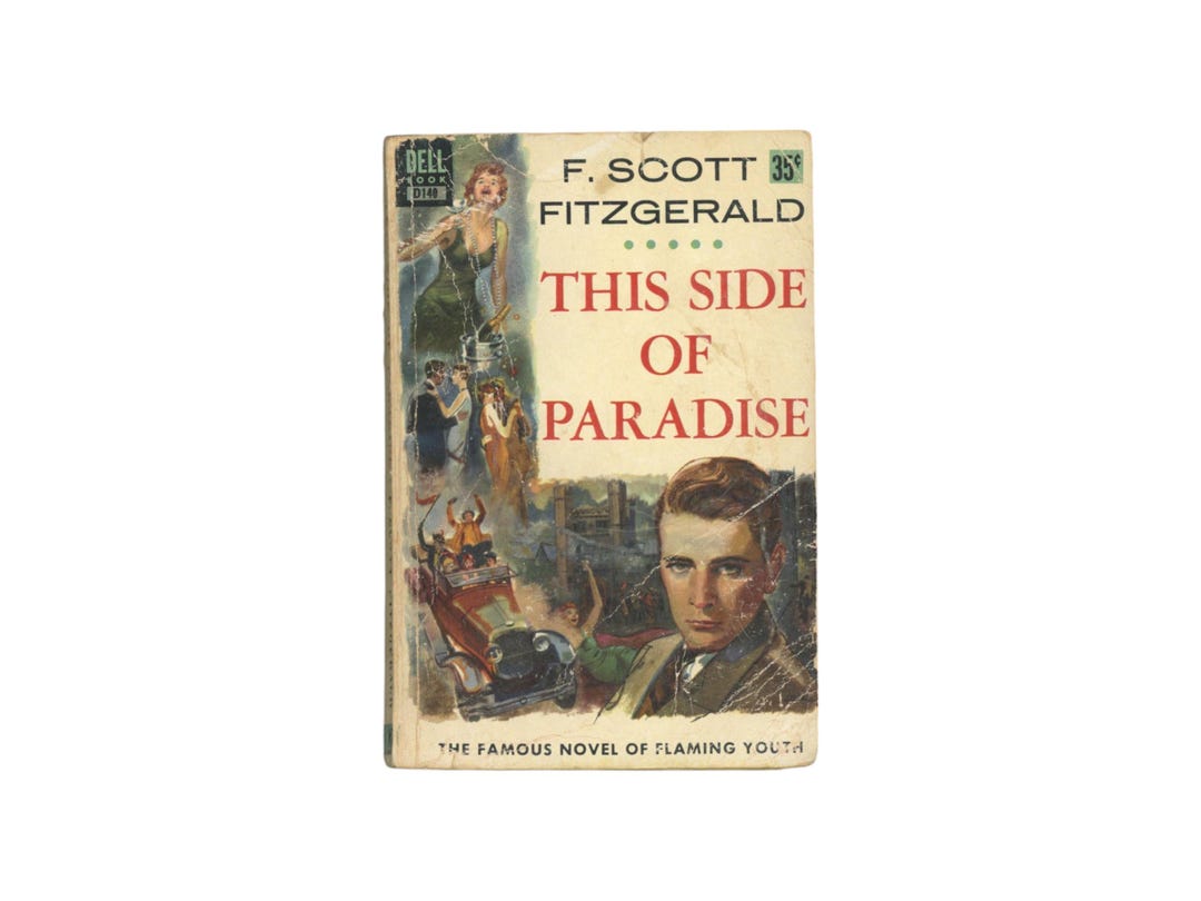 This Side of Paradise by F. Scott Fitzgerald Dell 1942 - Etsy