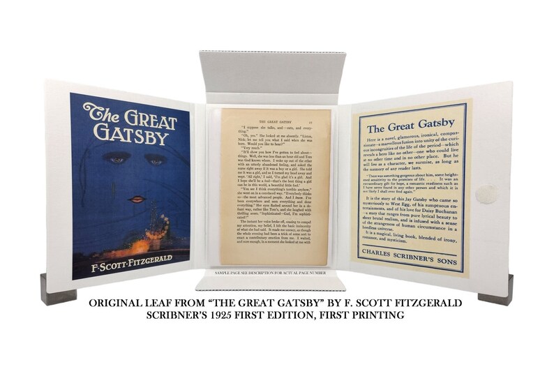 First Edition 1st Printing the Great Gatsby by F. Scott - Etsy