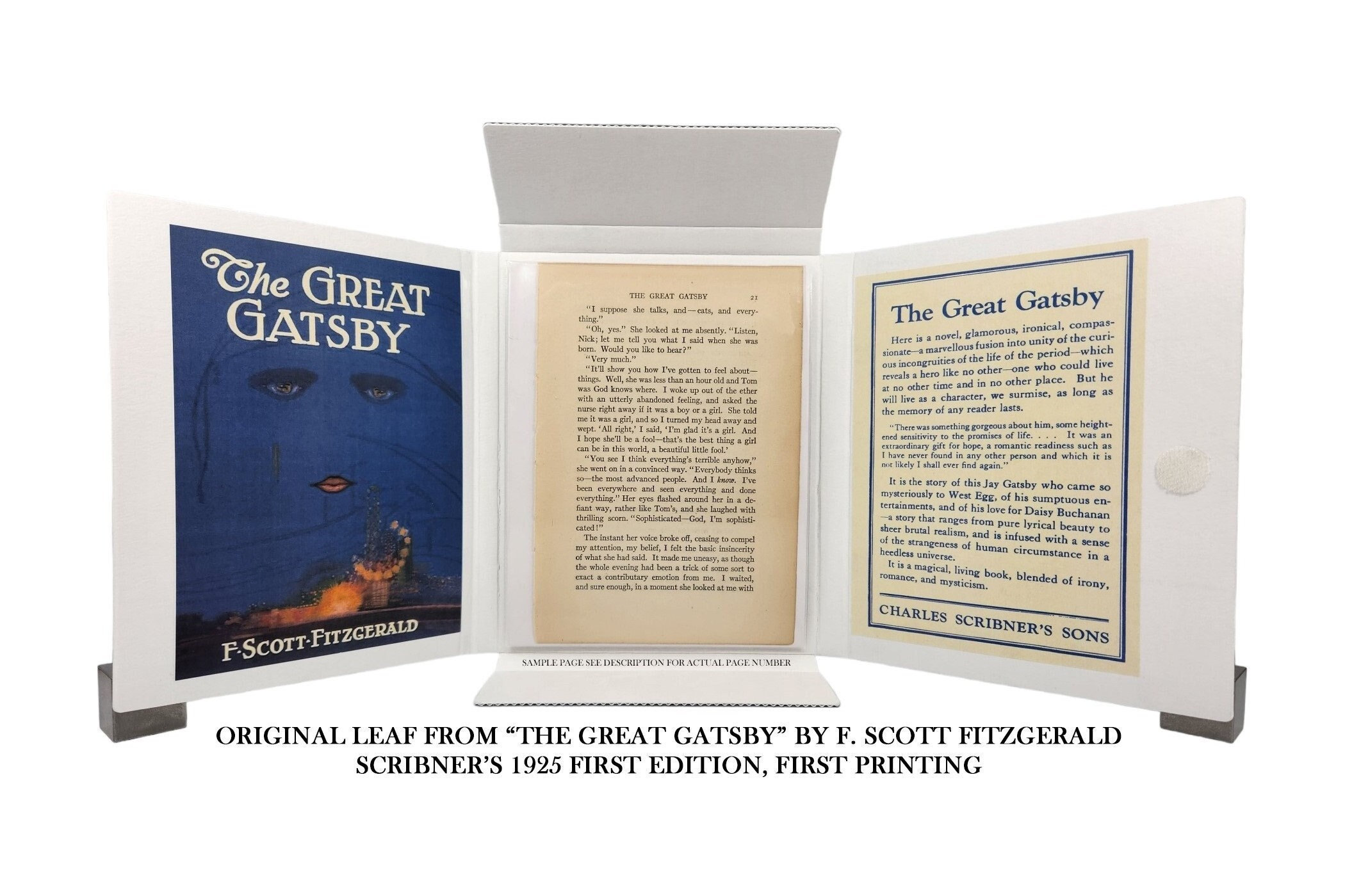 The Great Gatsby Book Back Cover