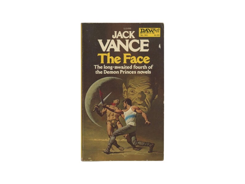 First Edition, Thus First Printing the Face by Jack Vance Daw Books ...