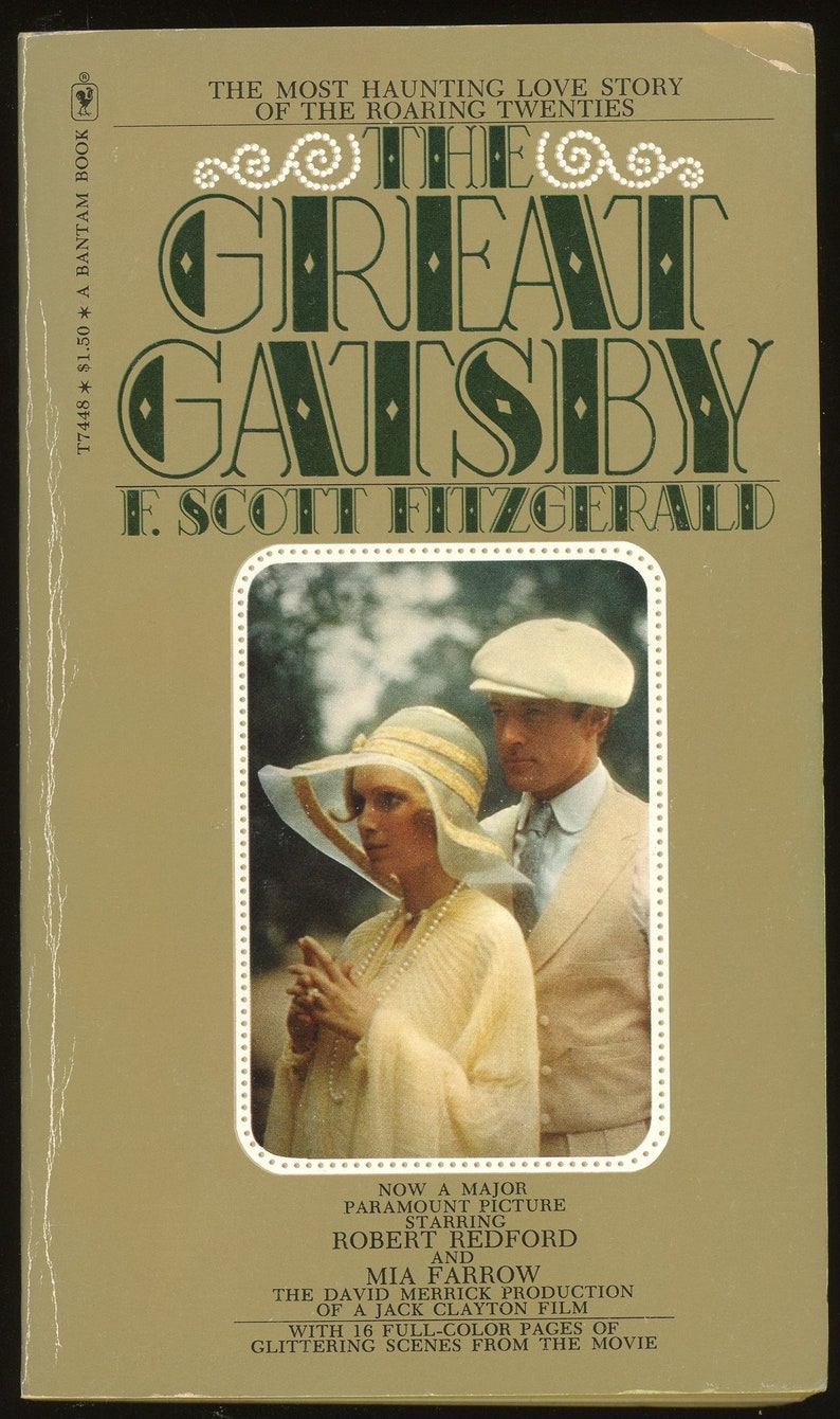 1st Printing the Great Gatsby by F. Scott Fitzgerald Bantam - Etsy