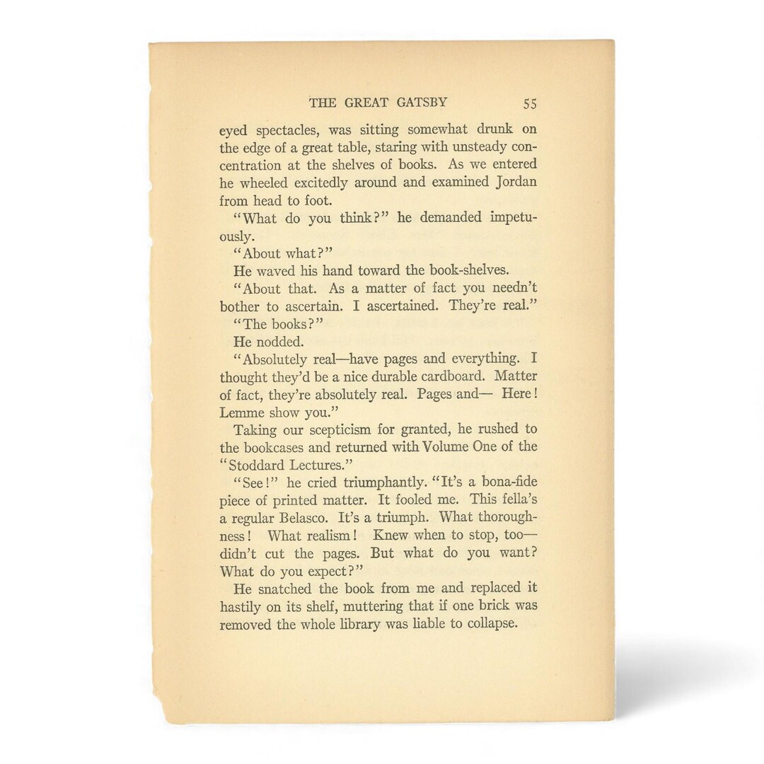First Edition the Great Gatsby by F. Scott Fitzgerald Scribner's 1925 ...