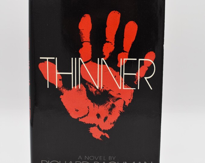 Thinner 1984 Richard Bachman Aka Stephen King Horror Thriller Novel - Etsy