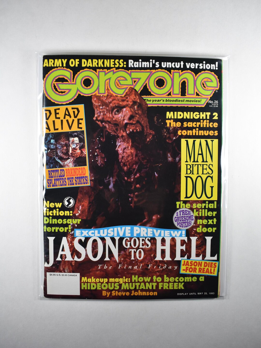 Gorezone No.26 Spring 1993 Jason Goes to Hell Army of Darkness Starlog ...