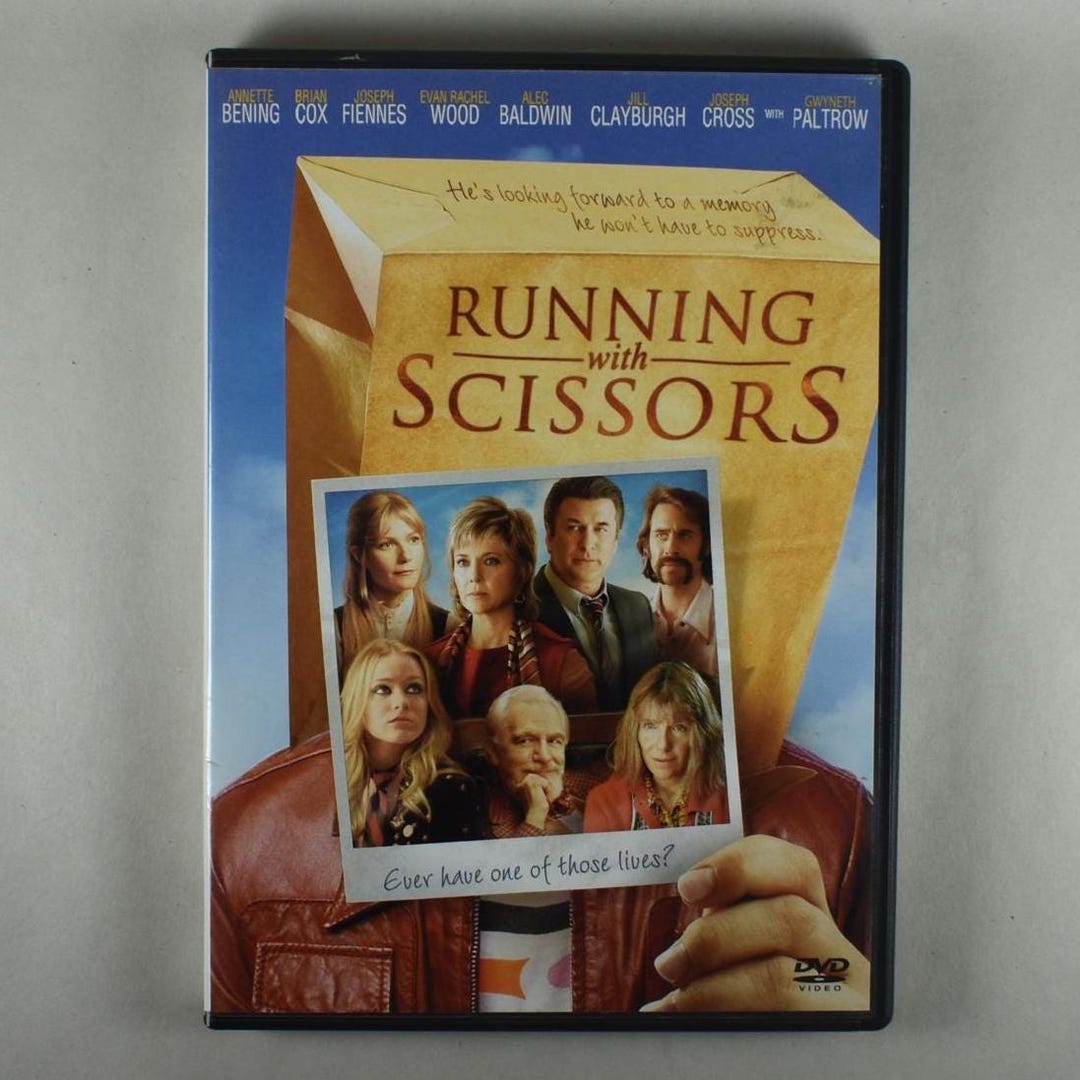 Running With Scissors DVD Hollywood Nostalgia Collectable Movie Film ...