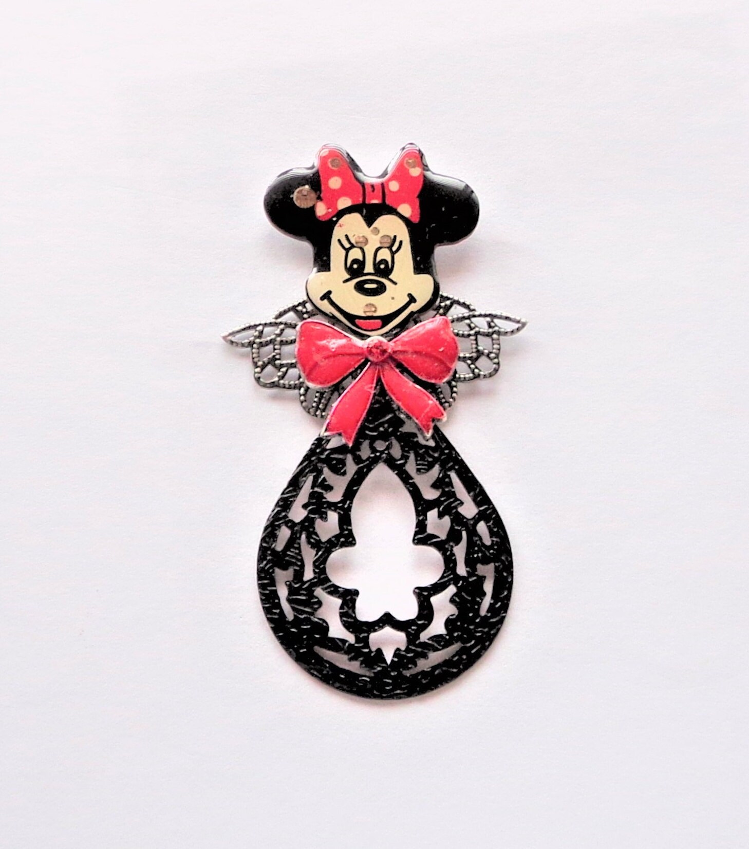 Minnie Mouse Angel Pin - Etsy