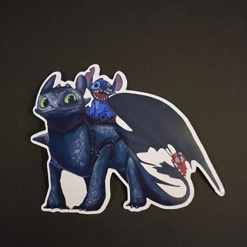 Toothless and Stitch - Etsy