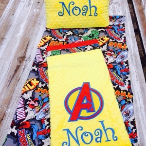 Superhero Nap Mat Cover - Etsy